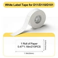 NIIMBOT D11/D110/D101/H1S Label Maker, Waterproof Labels 0.47"x1.18", 1 ...