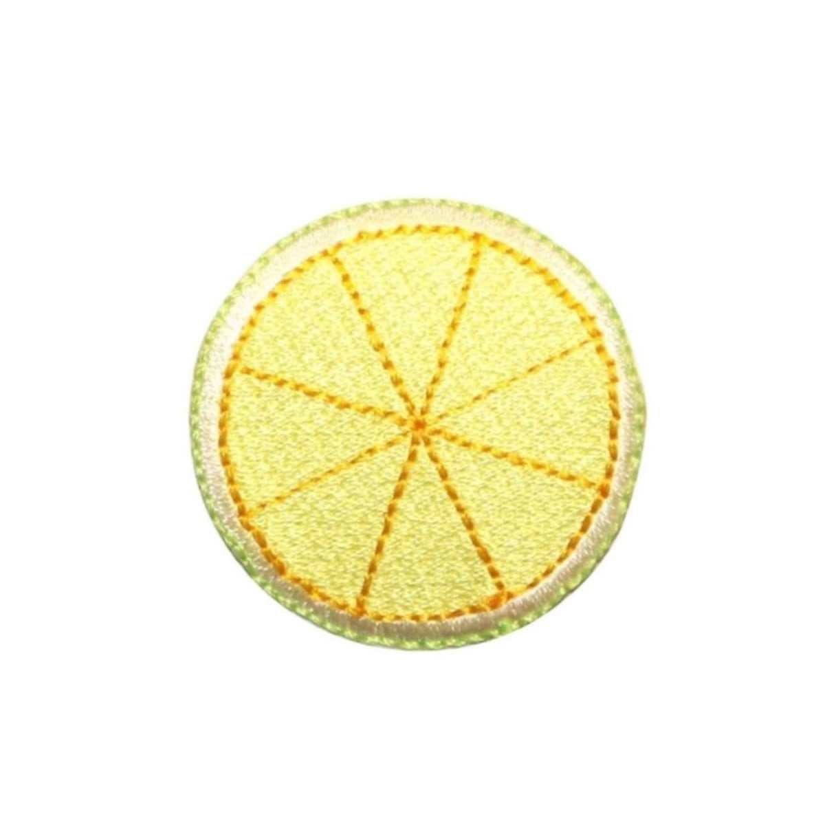 ID 1214D Lemon Slice Patch Summer Drink Lemonade Embroidered Iron On ...