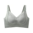 Seamless Fixed Cup Non Wire Support Bra For Sagging Adjustable Comfort ...