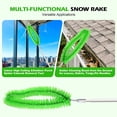 19Ft Roof Rake Brush for Snow and Leaves, Gutter Cleaning Broom Tool ...