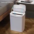 Intelligent Trash Container with Sensors Lid Fashion Automatic Garbage ...