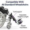 Elevating Wheelchair Leg Rest - Elevated Foot Rest with Wheelchair Calf ...