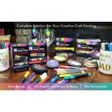 ArtShip Design 35 Premium Acrylic Paint Pens, Dual Tip Set for Rock & Glass Painting - Walmart.com