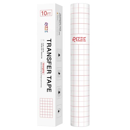 Strong Grip Transfer Tape 12x120 Inches w/Alignment Grid for Heavier ...