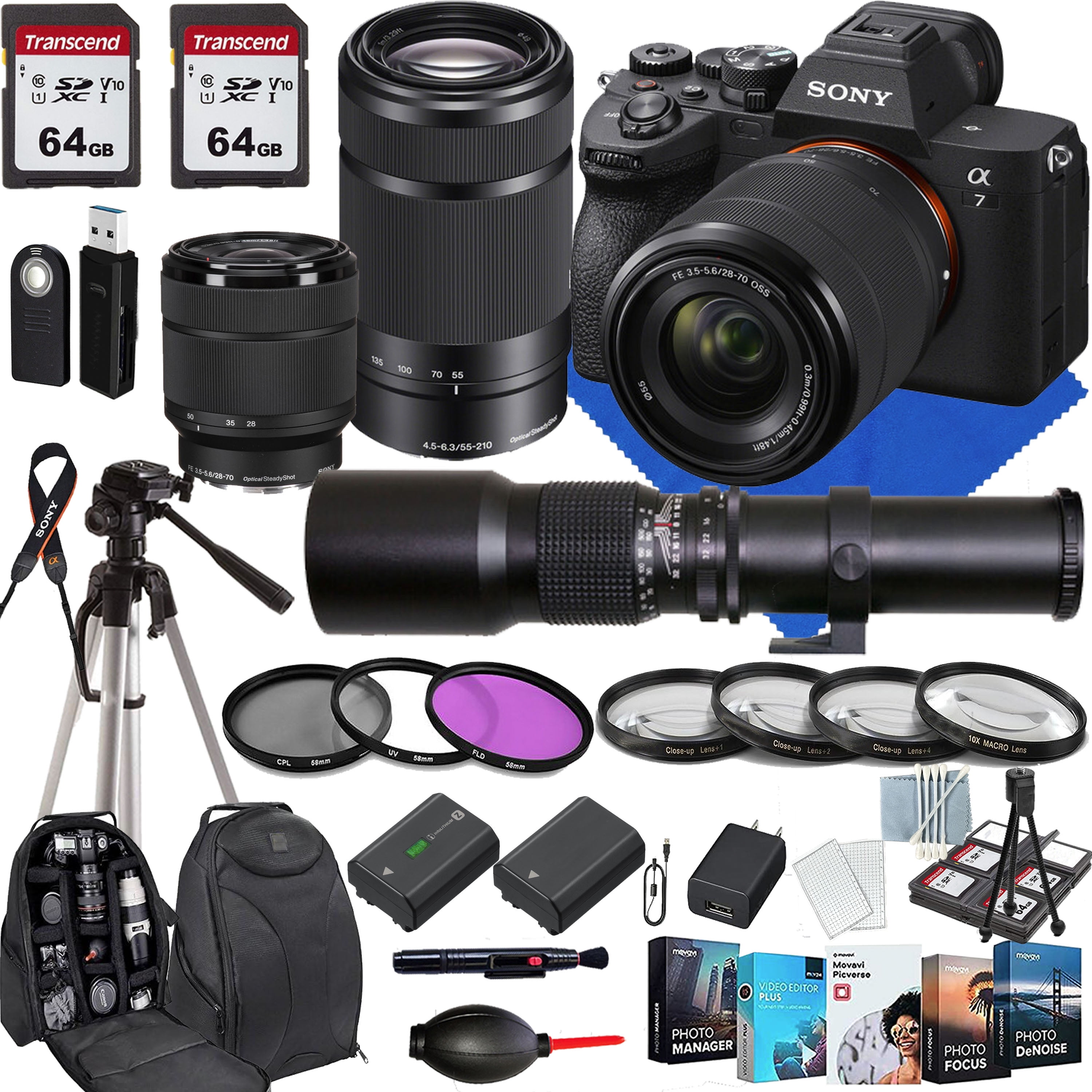Sony a7R V Mirrorless Camera with Case+64GIG Memory Card+COMMANDER ...