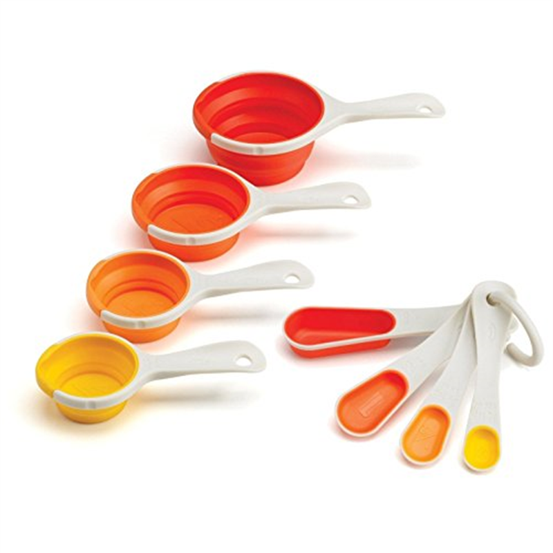 Chefn SleekStor Pinch Pour Collapsible Measuring Cups and Nesting ...