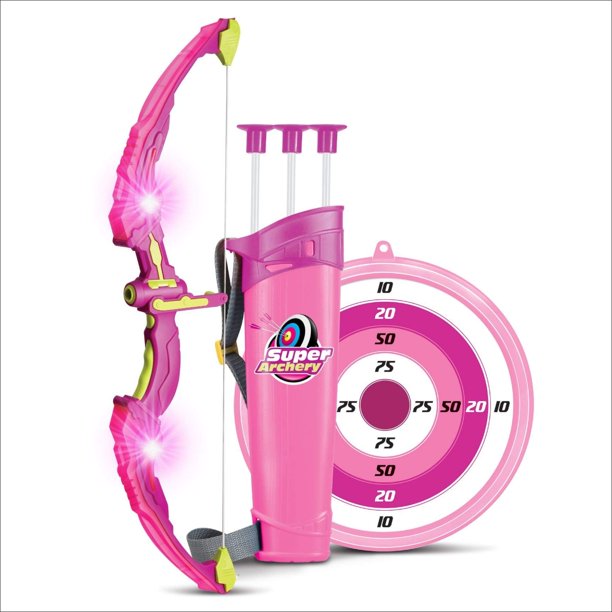 Compound Bow And Arrow Pink