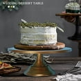 12 Inch Iron Round Cake Stand Cake Plate Pedestal Dessert Holder ...