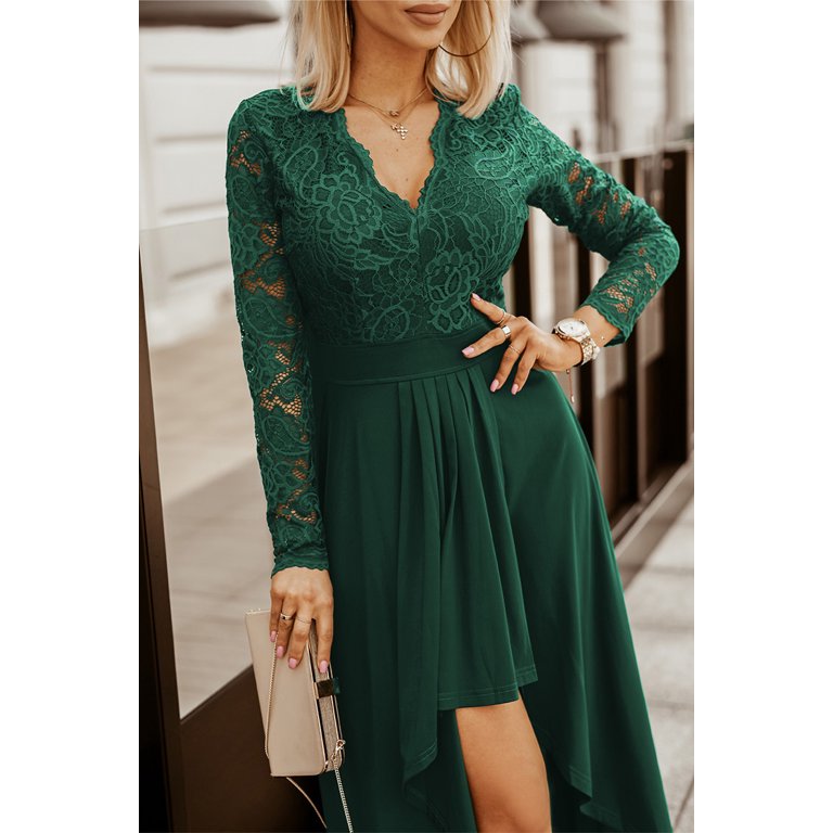 Colored Lace Dress