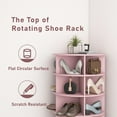 Miniyam 360° Rotating Shoe Rack, 7-Tiers Shoe Rack Organizer for ...