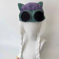 Cats Ear Baseball Caps With Sun Glasses Quick Drying Sun Hat Unisex ...