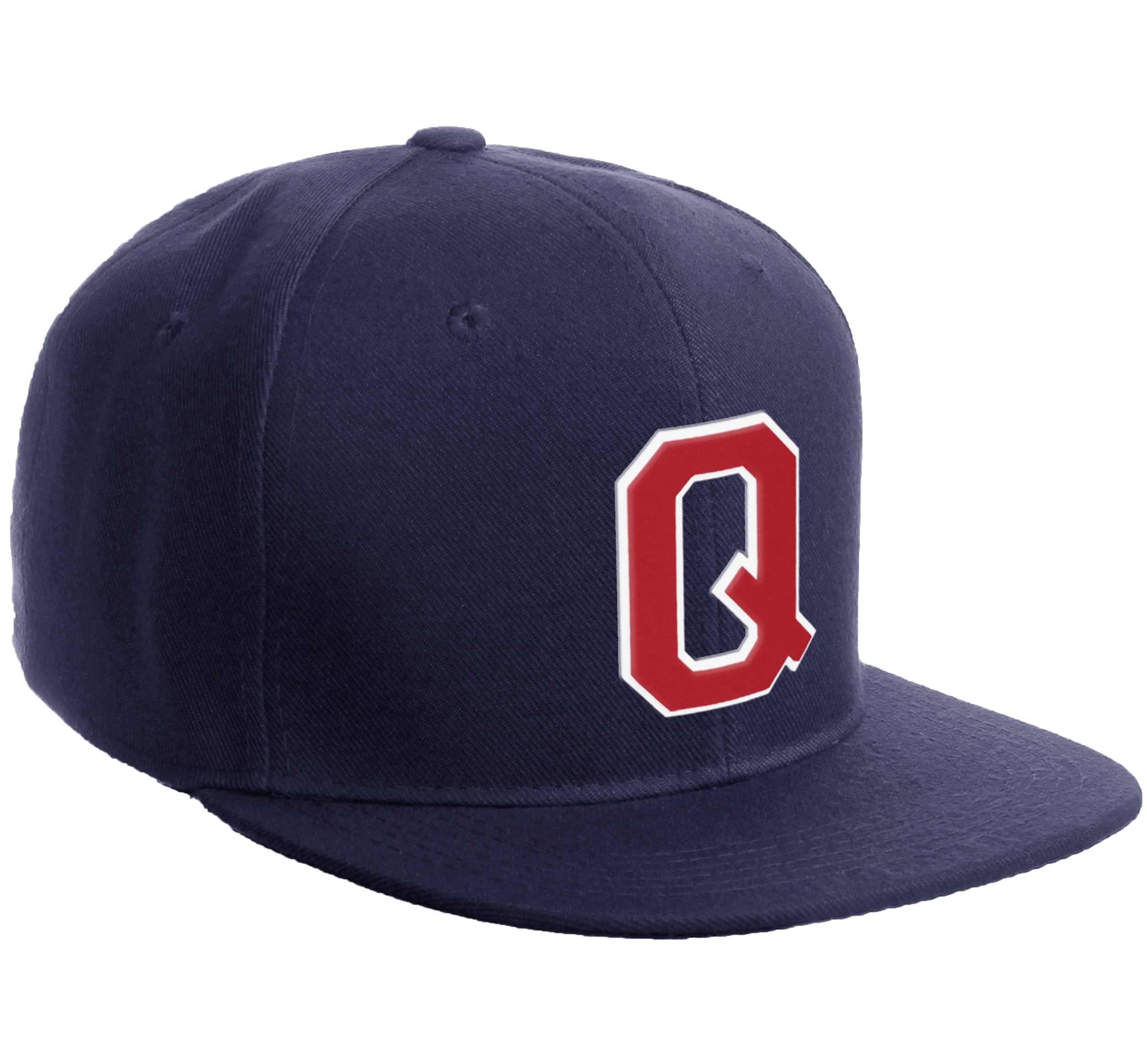 Daxton Classic Snapback Hat Custom A to Z Initial Varsity Letters, Navy ...