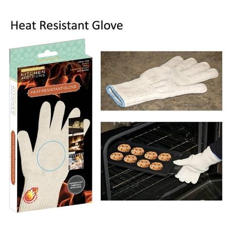 Heat Resistant Glove Kitchen Oven Baking Bbq Hot Molding Protective ...