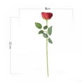 1PC Rose Artificial Flower, Single Stem Fake Flowers Bridal Wedding ...
