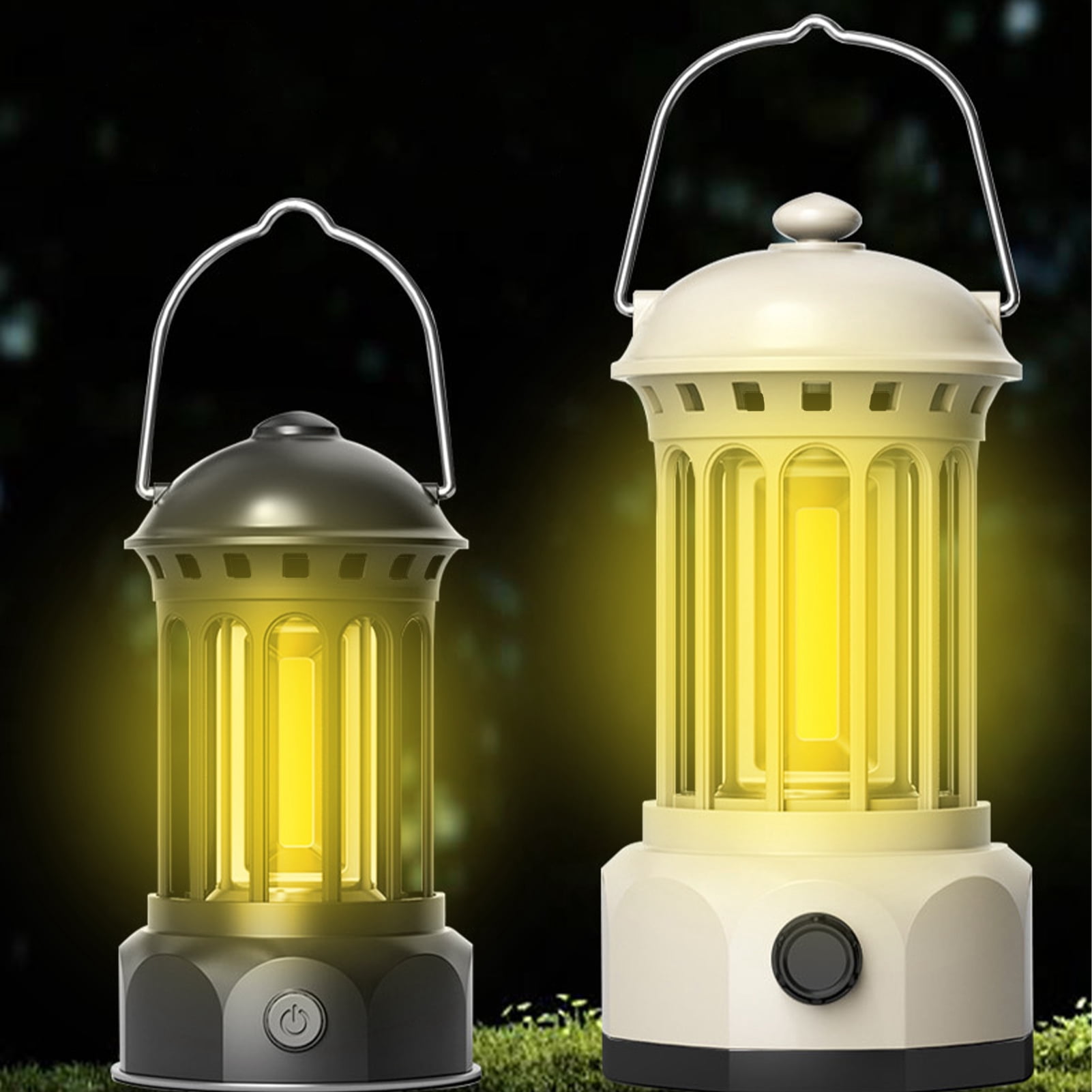 Rechargeable LED Camping Lantern - Waterproof, 360 Degree Illumination ...