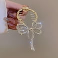 Bow Light Luxury Premium Feeling Hairpin,Sparkling Rhinestone Bowknot ...