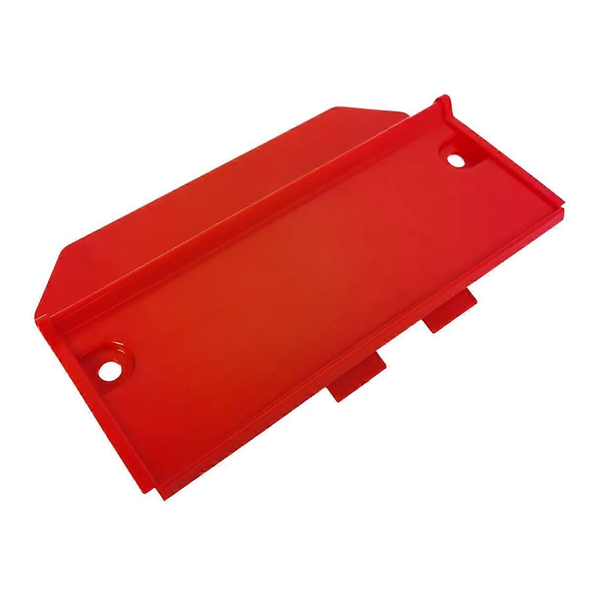Motorcycle Battery Box Cover ABS Plastic Red Battery Box Shell Cpas ...
