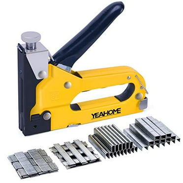 HART Heavy Duty Staple Gun with Staple Kit (200 Staples Included ...