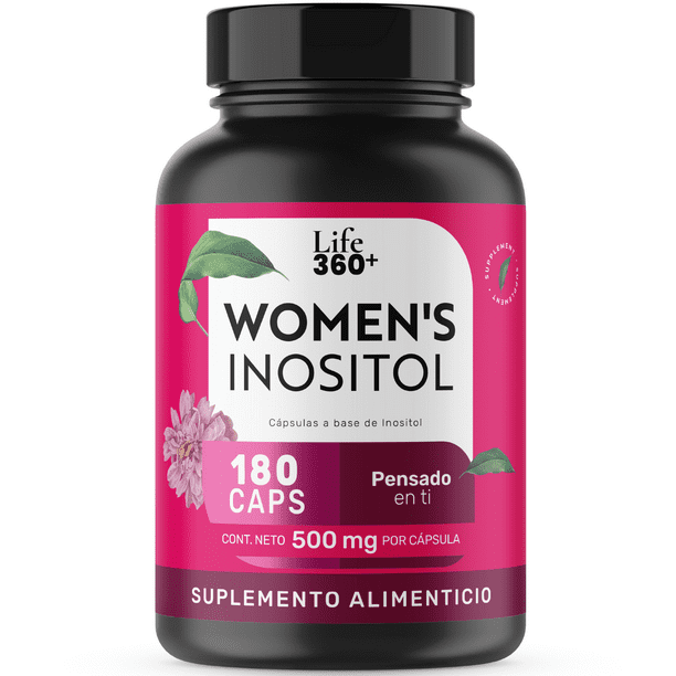 Life 360+ WOMEN´S INOSITOL | 180 cápsulas | Cápsulas a base de inositol ...
