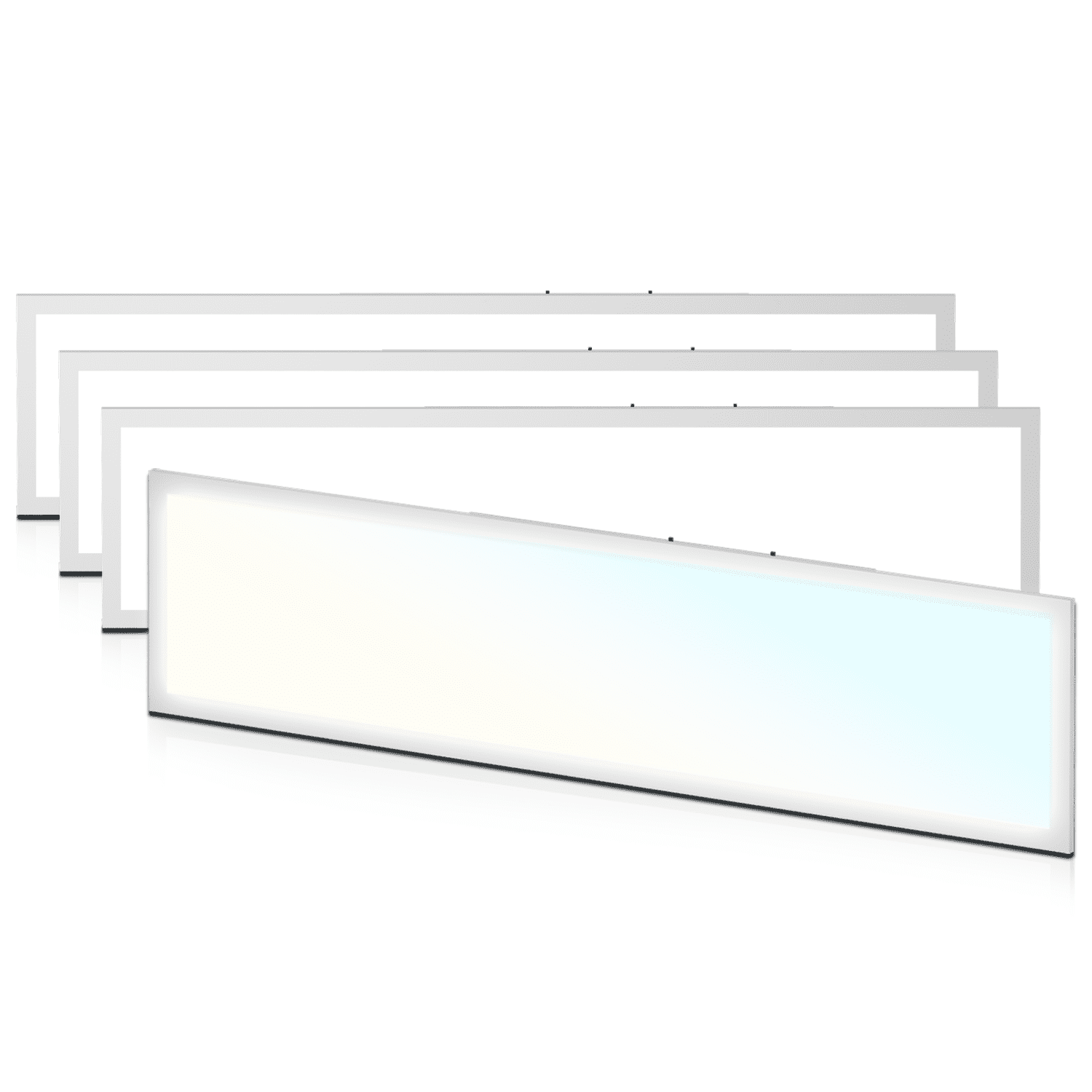 Mollie 4Pack 1x4 LED Flat Panel Troffer Light, 4000LM 3000K/4000K/5000K ...