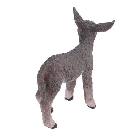 Donkey Farm Animal, Miniature Donkey Toy Figurine Lifelike Animal Model ...
