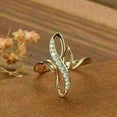14K Yellow Gold Plated 2Ct Round Cut Simulated Diamond Unique Charm ...