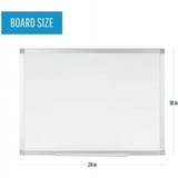 Bi-Silque Ayda Steel Dry Erase Board 18" (1.5 ft) Width x 24" (2 ft ...