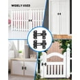 2pcs Flip Latch Gate Latches, Safety Door Lock for Barn Wood Fence ...