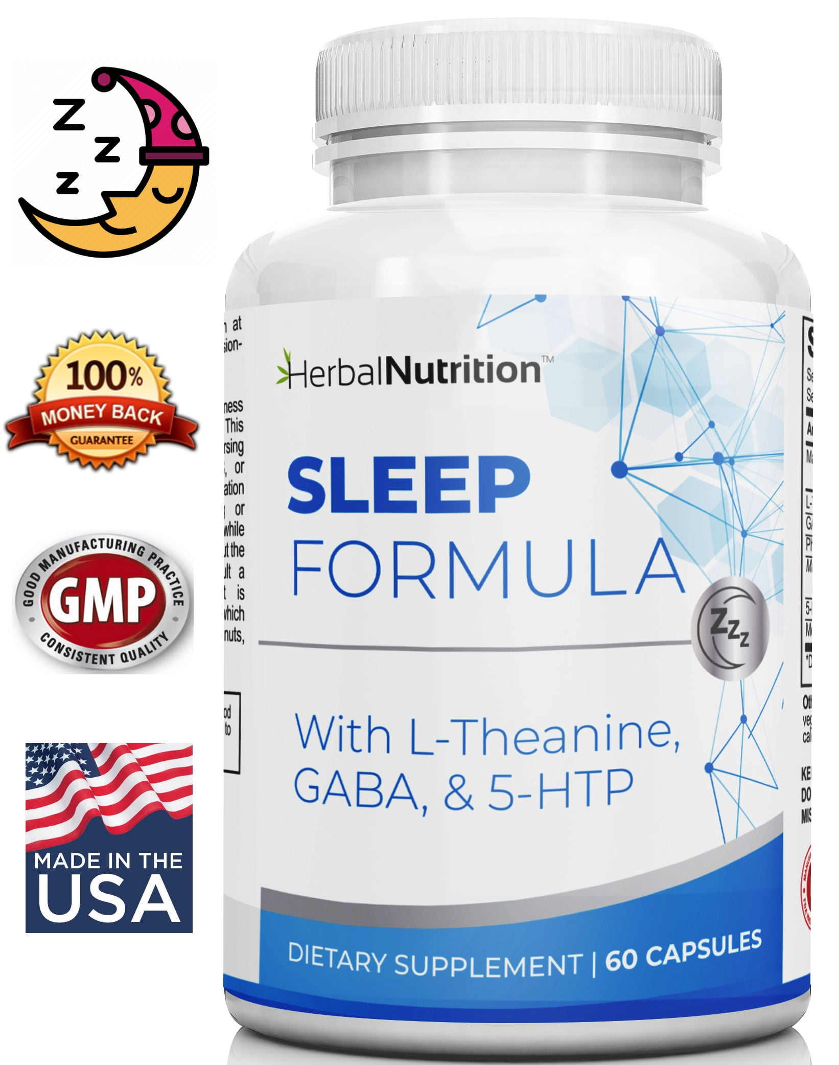 Sleep Formula a Sleep Support Supplement Multi-Ingredient Melatonin ...