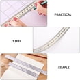 9Pcs Rulers Short Scale Rulers Measuring Rulers Steel Rulers Office ...