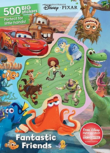 Pre-Owned Fantastic Friends: 500 Big Stickers (Disney Pixar ...