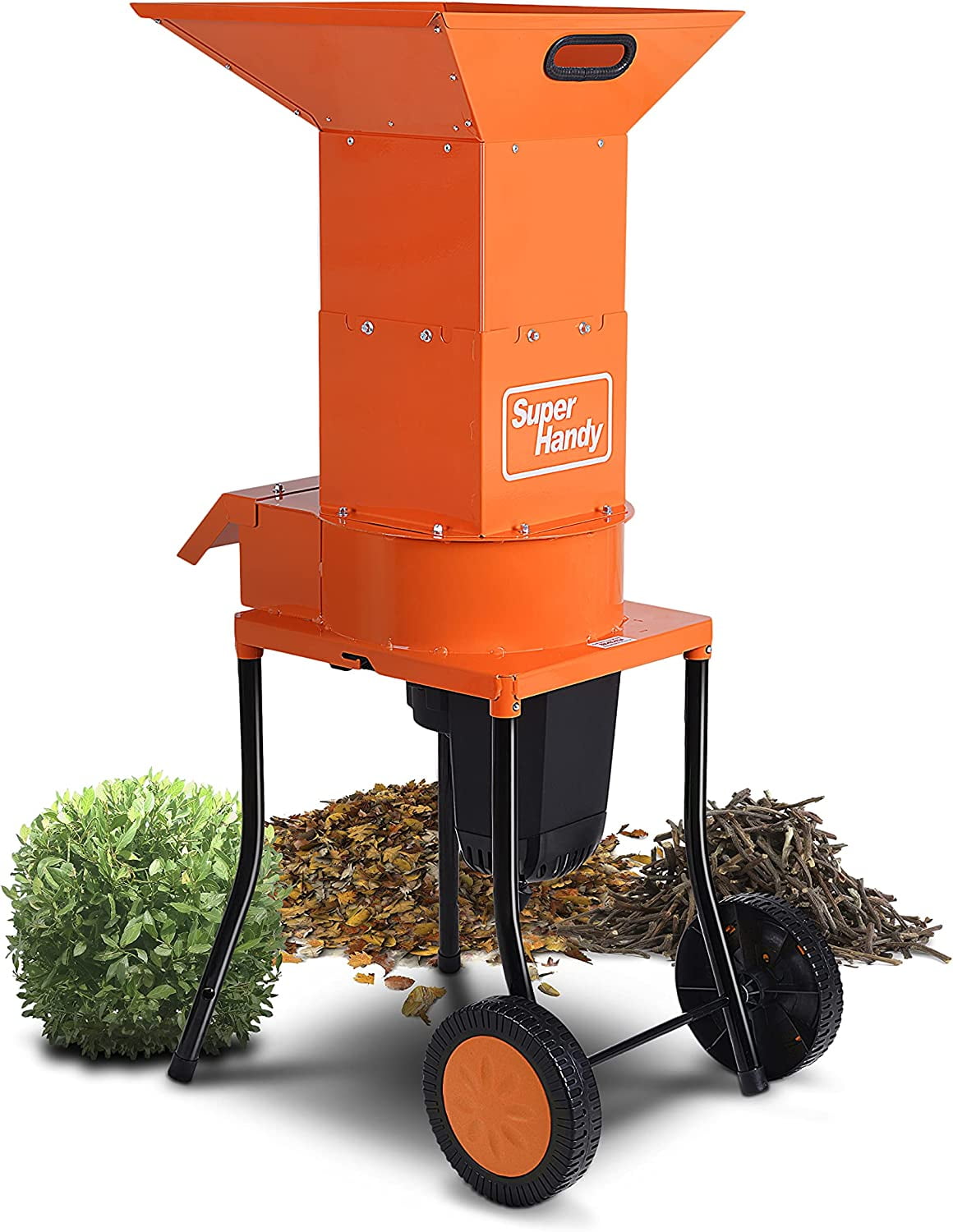 SuperHandy Small Branch Chipper Leaf Mulcher - 120VAC 60Hz Electric ...
