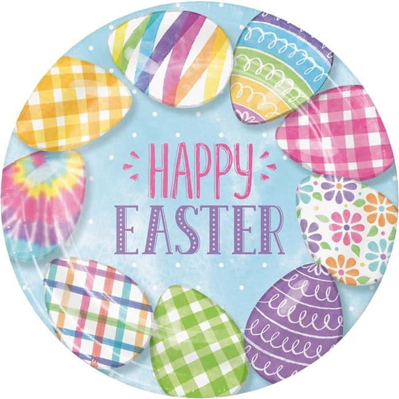 Hoppy Easter Bunny 8 Ct 7 inch Dessert Cake Plates - Walmart.com