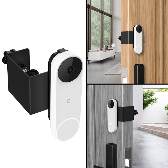 Stainless Steel+Acrylic Anti-theft Door Clamp Bracket Free Punching ...