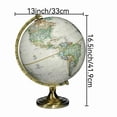 Antique World Globe 12-Inch - Vintage Style, Rotating with Brass Stand ...
