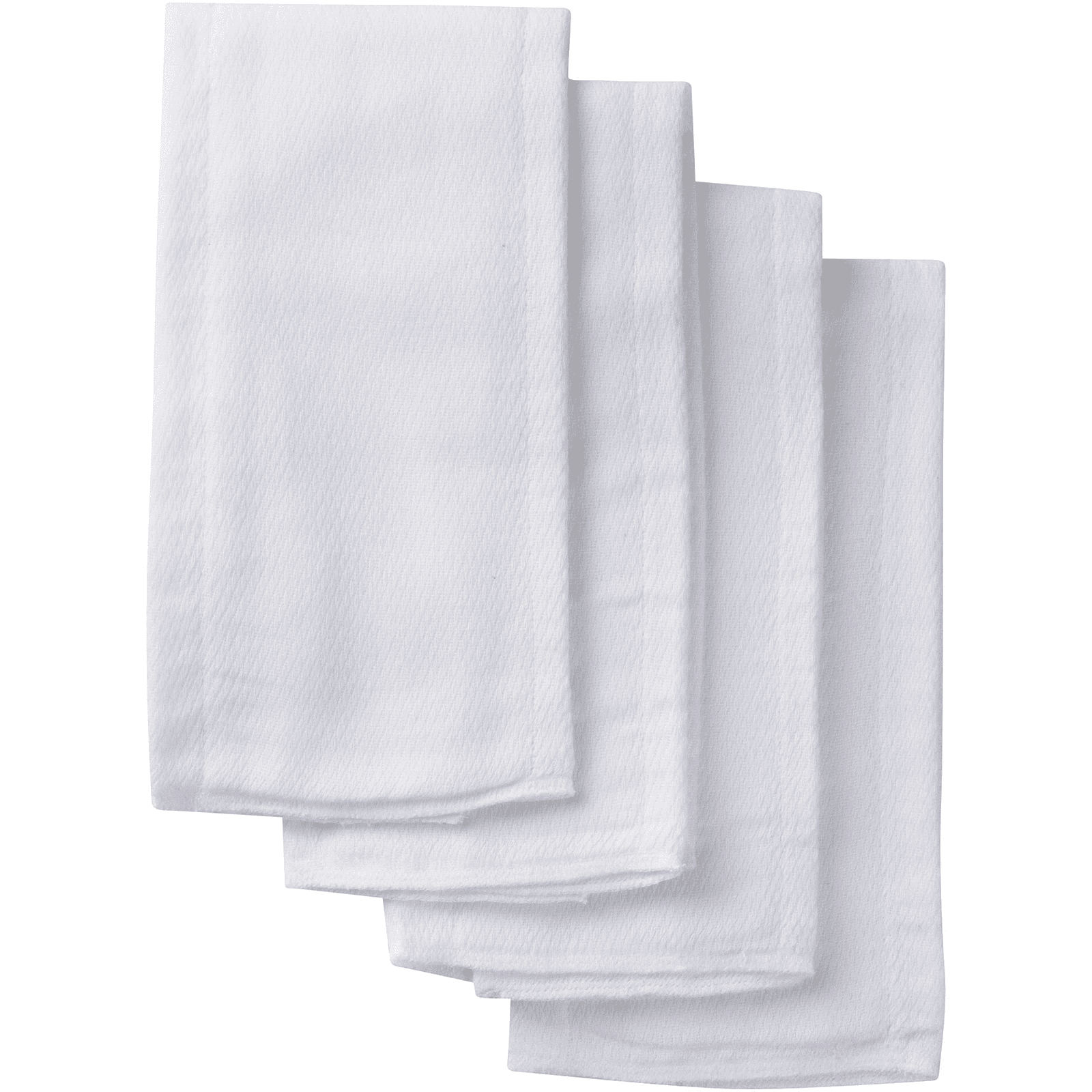 Gerber 4-Pack Prefold Birdseye White Cloth Diapers/Burp Cloths ...