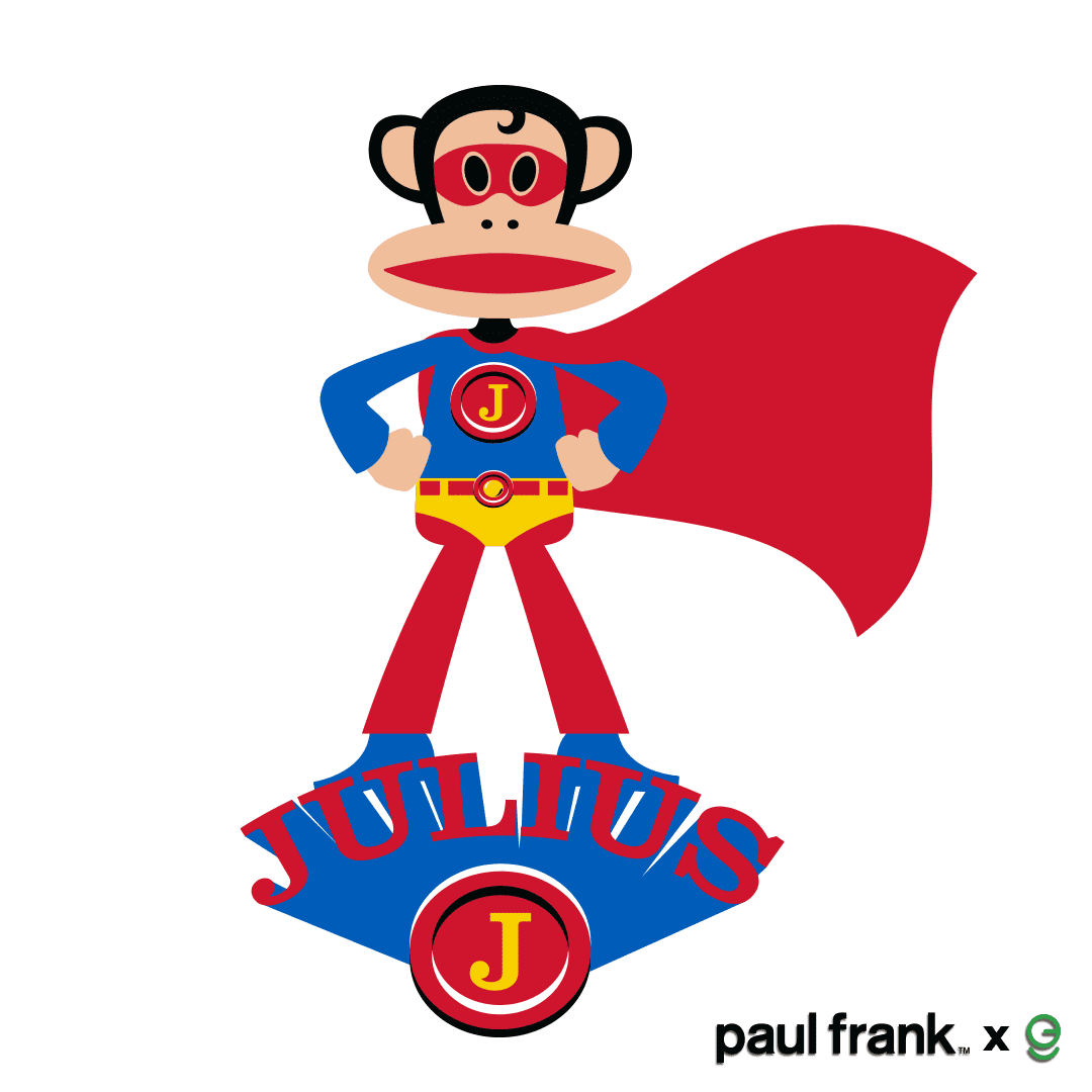 Paul Frank Peel and Stick Wall Decal - EGD X Paul Frank - EGDPF006 ...