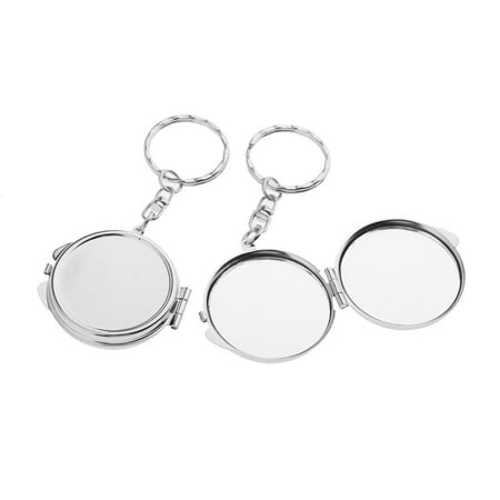 2 pieces pocket mirrors Double-sided make mirror compact, foldable ...