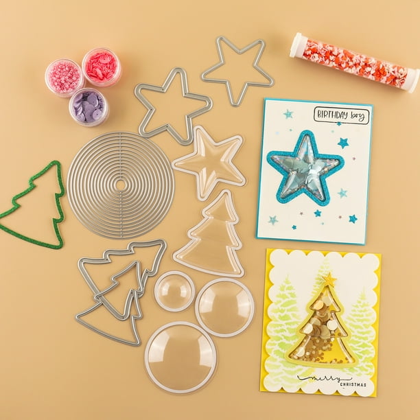 Briartw 55 Pieces,3D Shaker Window Blister,Dimensional Shaker DomesFor ...