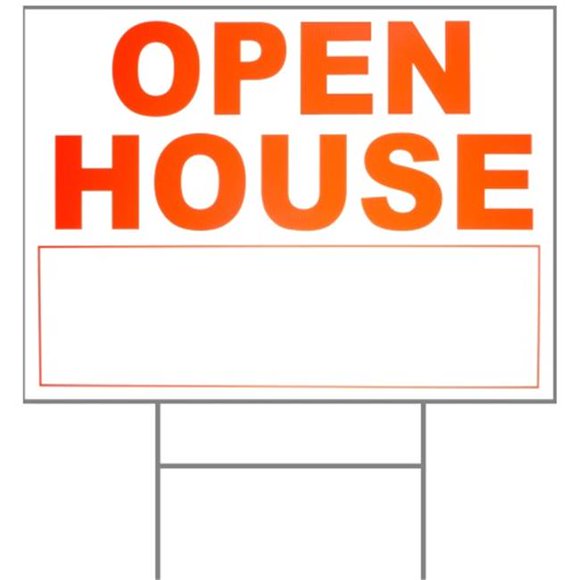 Open House Sign
