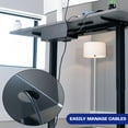 VIVO Black Extra Deep Under Desk Cable Management Tray - Walmart.com