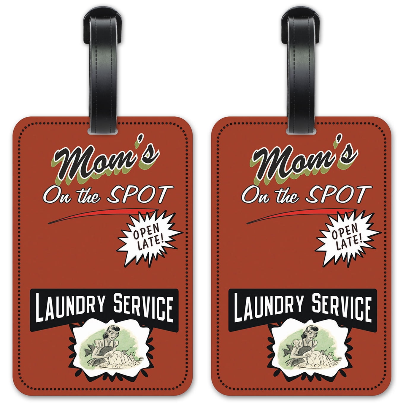 On the Spot Laundry - Luggage ID Tags / Suitcase Identification Cards ...