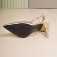 Bkhluea Women Slingback Pointed Toe Stiletto Heel Pumps Elegant ...