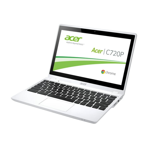 Acer White 11.6" C720 C720P-2457 Chromebook PC with Intel Celeron 2955U ...