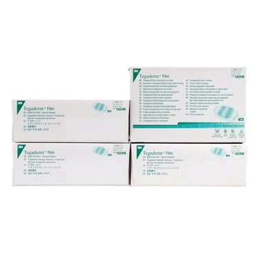3M Tegaderm Transparent Film Dressing - 4" x 4 3/4" - 10 Individual ...