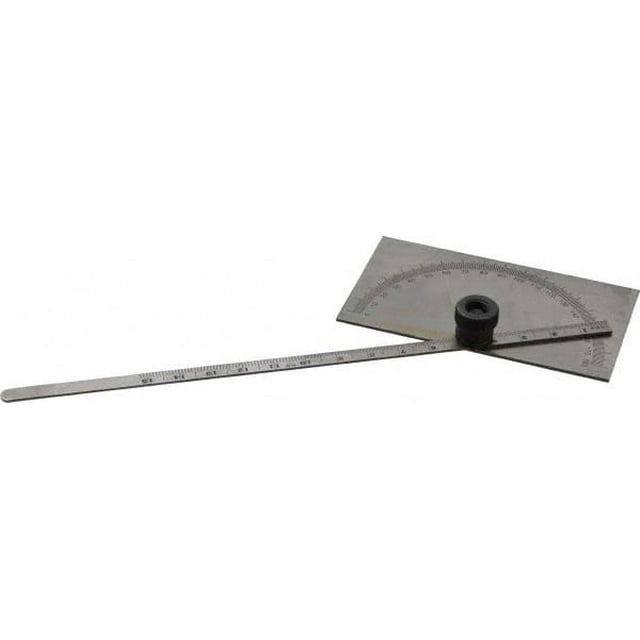 Protractor & Depth Gage: 0-150 mm (6 inch), Max 180 degree - Walmart.com