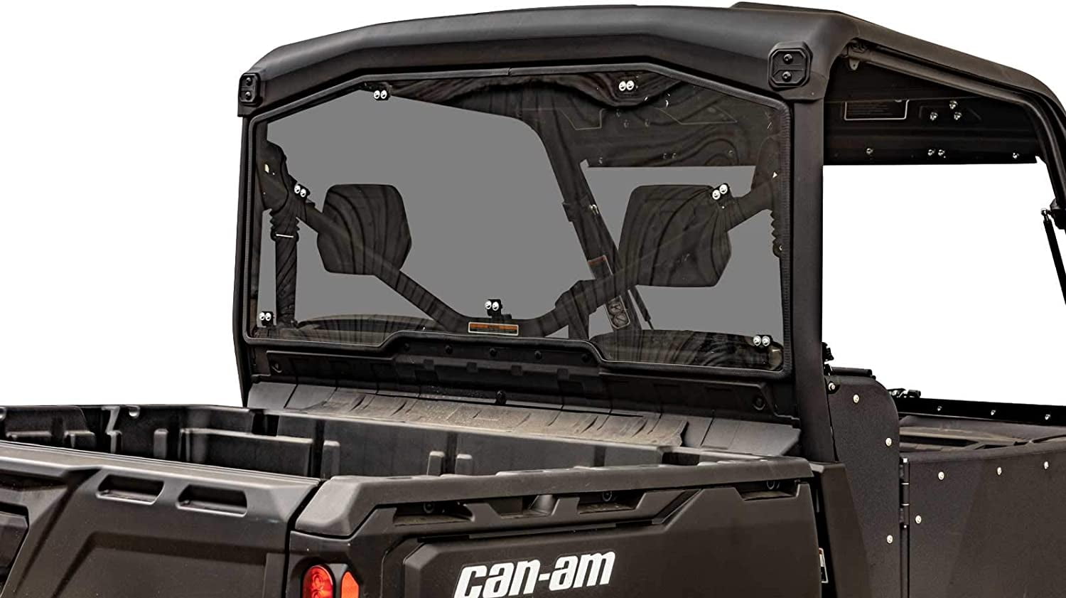 SuperATV Rear Windshield for Can Am Defender HD 5 / HD 8 / HD 10 / MAX ...