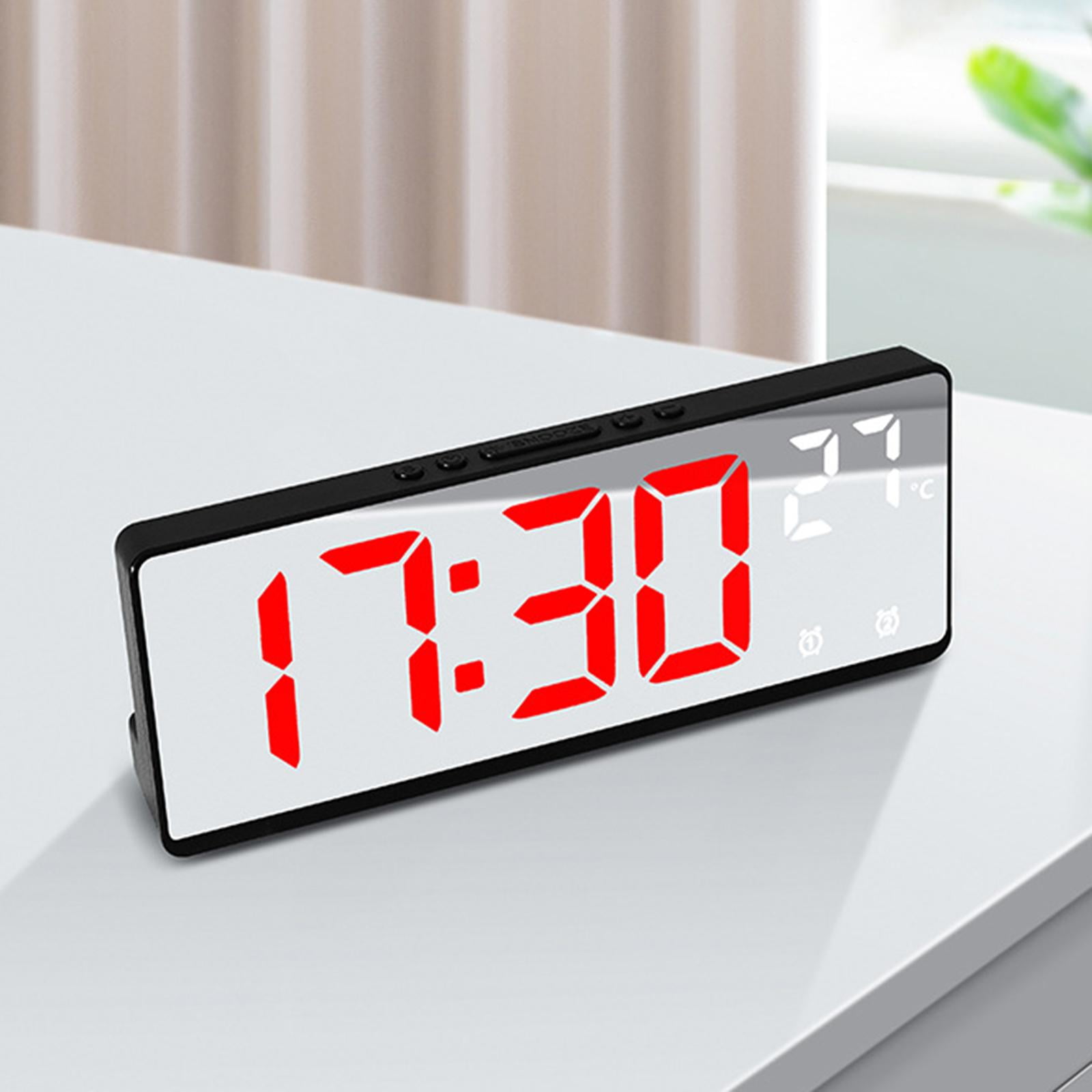 Reloj despertador digital Brillo Pantalla de escritorio Snooze ...