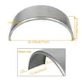 "Kojem Single Axle Round Trailer Fenders for 14""-16"" Wheels with ...