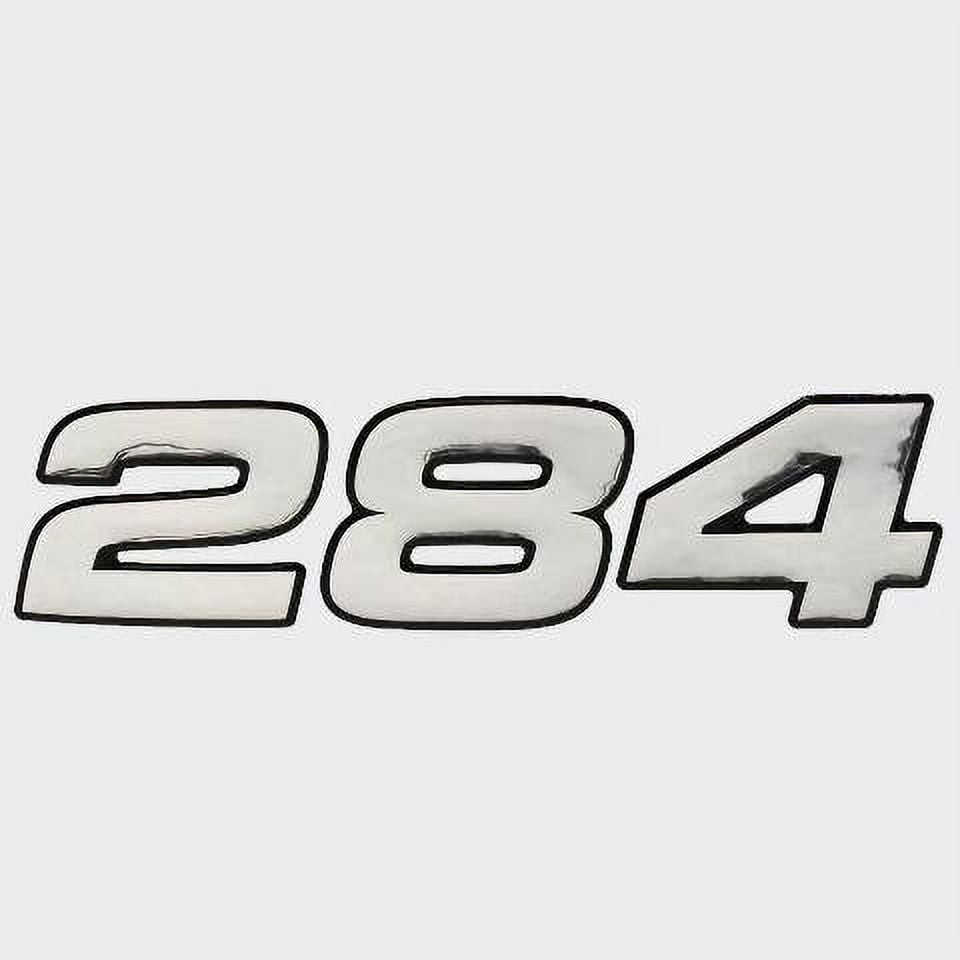 Mako Boat Raised Decal Emblem 161024 | 284 Silver Vinyl - Walmart.com